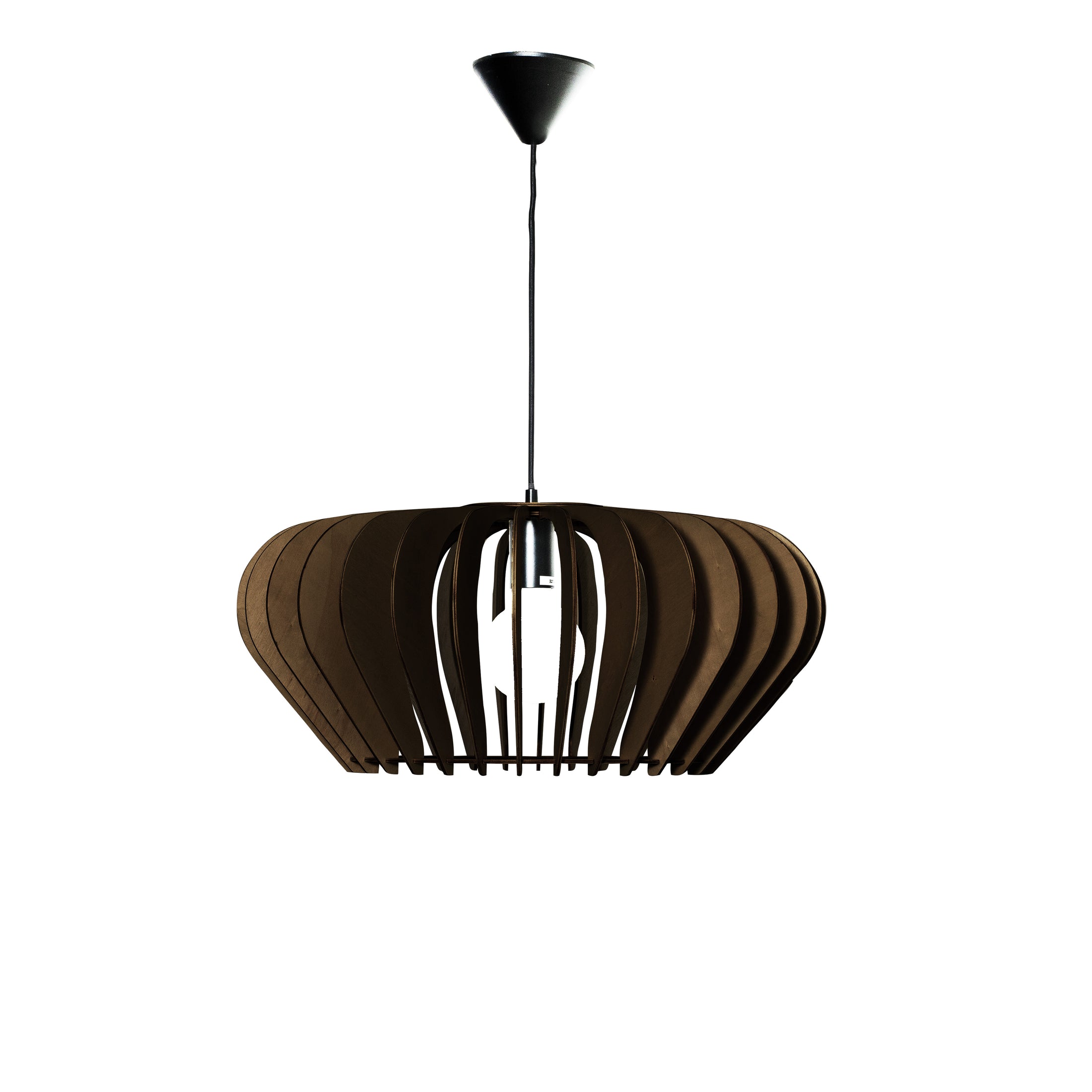 Calyps taklampe 10W Ø55cm brunbeis – Lampemagasinet