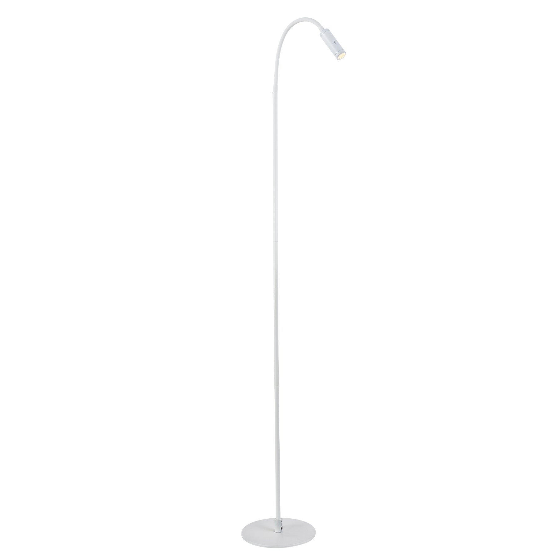 Flexi K1 LED gulvlampe hvit m/dim – Lampemagasinet