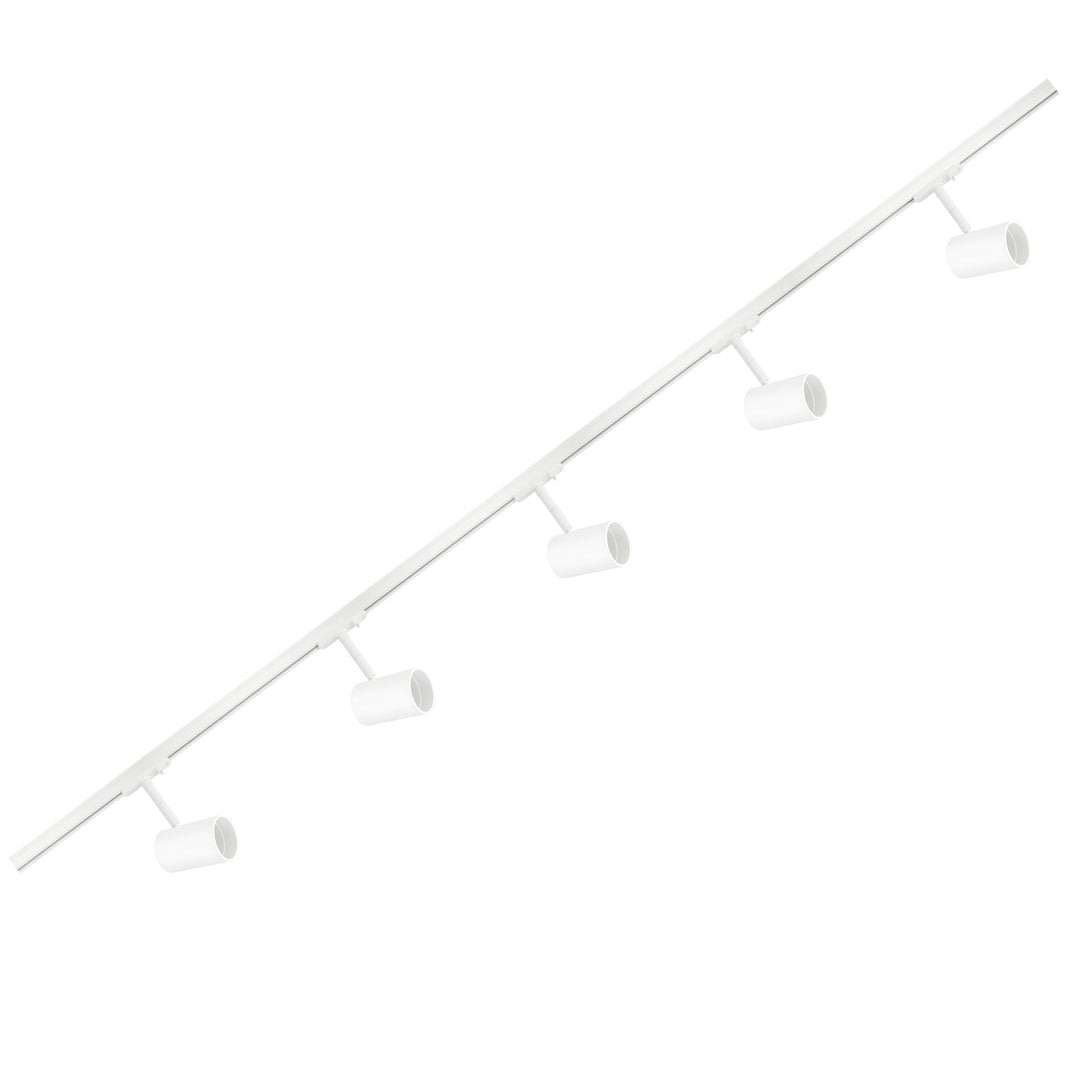 Titan startpakke skinnesystem hvit - 1m skinne + 3stk spotlight ...