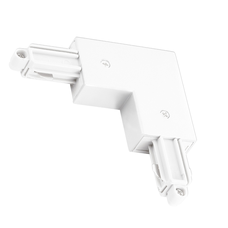 Titan høyre vinkel 90gr hvit | Titan skinnesystem | Lampemagasinet