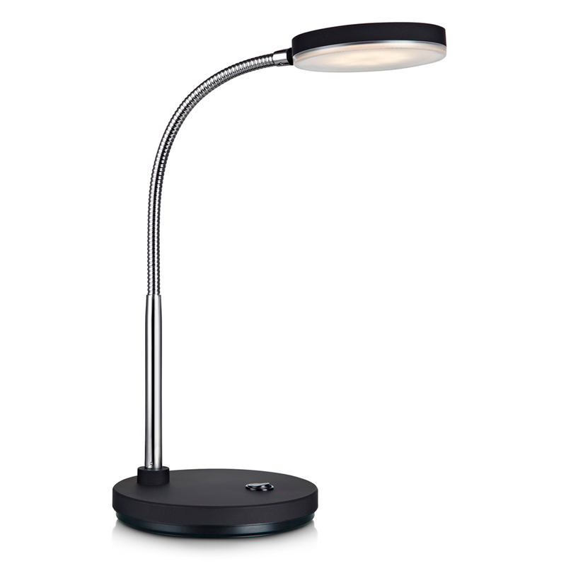Flex LED bordlampe sort 340lm 3000K | justerbar skrivebordslampe ...