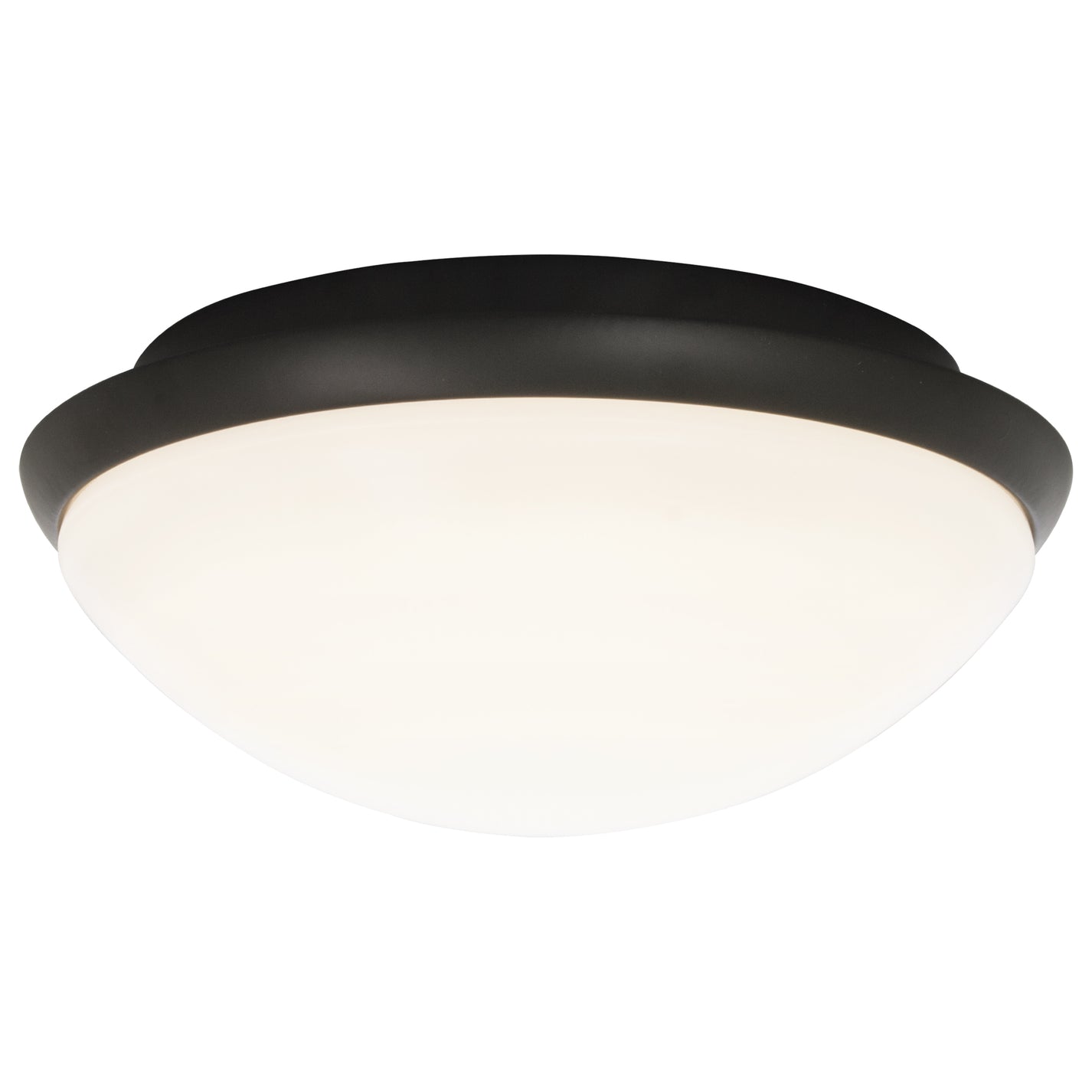 Siracusa LED taklampe plafond bad IP44 sort/opal glass | 12W 650lm ...