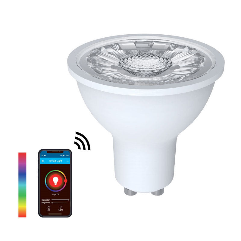 SMART LIGHT WIFI RGB GU10 hvit – Lampemagasinet